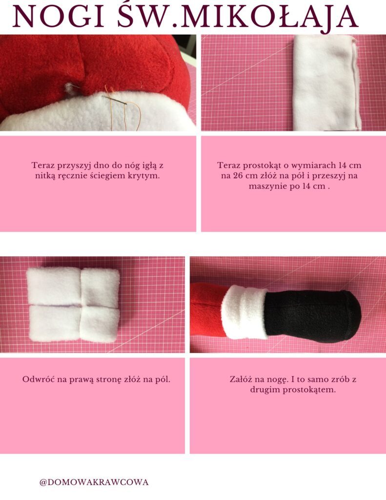 E-BOOK NOGI ŚW. MIKOŁAJA - Sklep Domowa Krawcowa